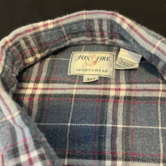 Fox Fire | Shirts | Fox Fire Flannel Shirt | Poshmark